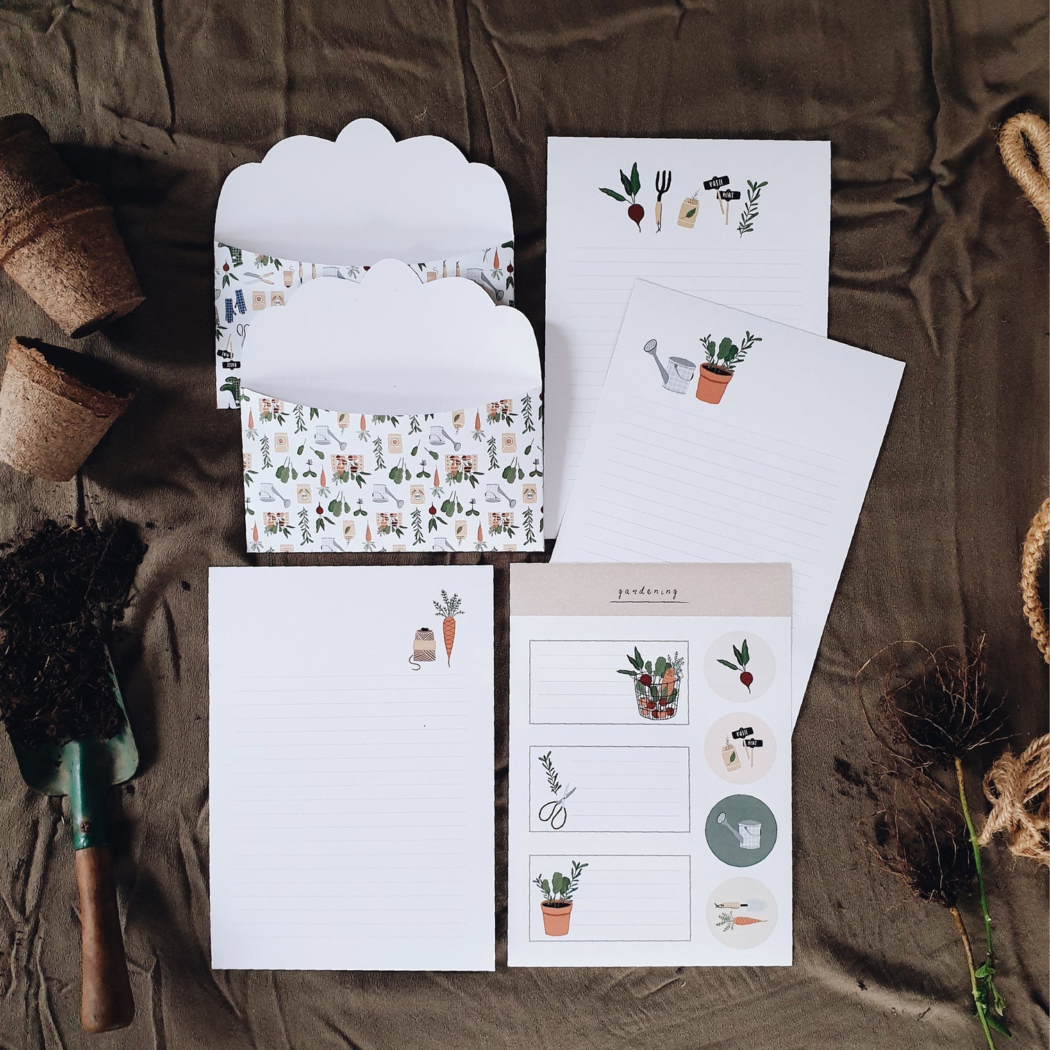 Gardening Letter Writing Set – Northern Wellbeing Centre